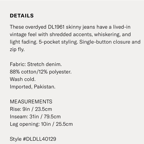 DL1961 | Jeans | Dl961 Amanda Skinny Jeans In Seville | Poshmark